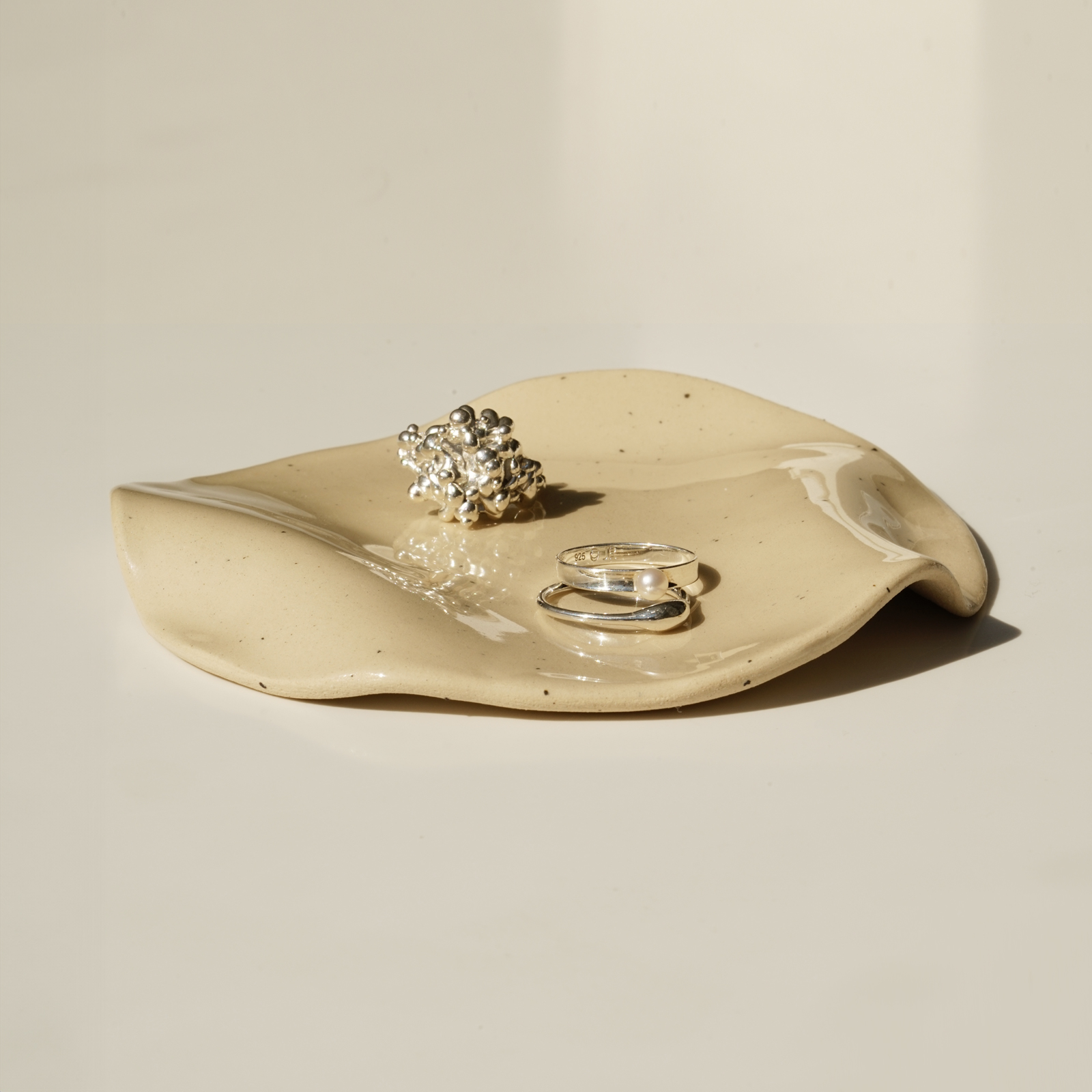 SO Drop silver ring - NURA.design